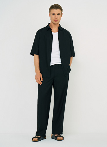 Рубашка с коротким рукавом (MS4912O02-99) купить за 1999 руб. в интернет-магазине O'STIN