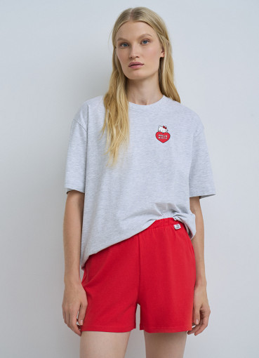 Шорты с принтом Hello Kitty (LL673MO02-14) купить за 559 руб. в ...